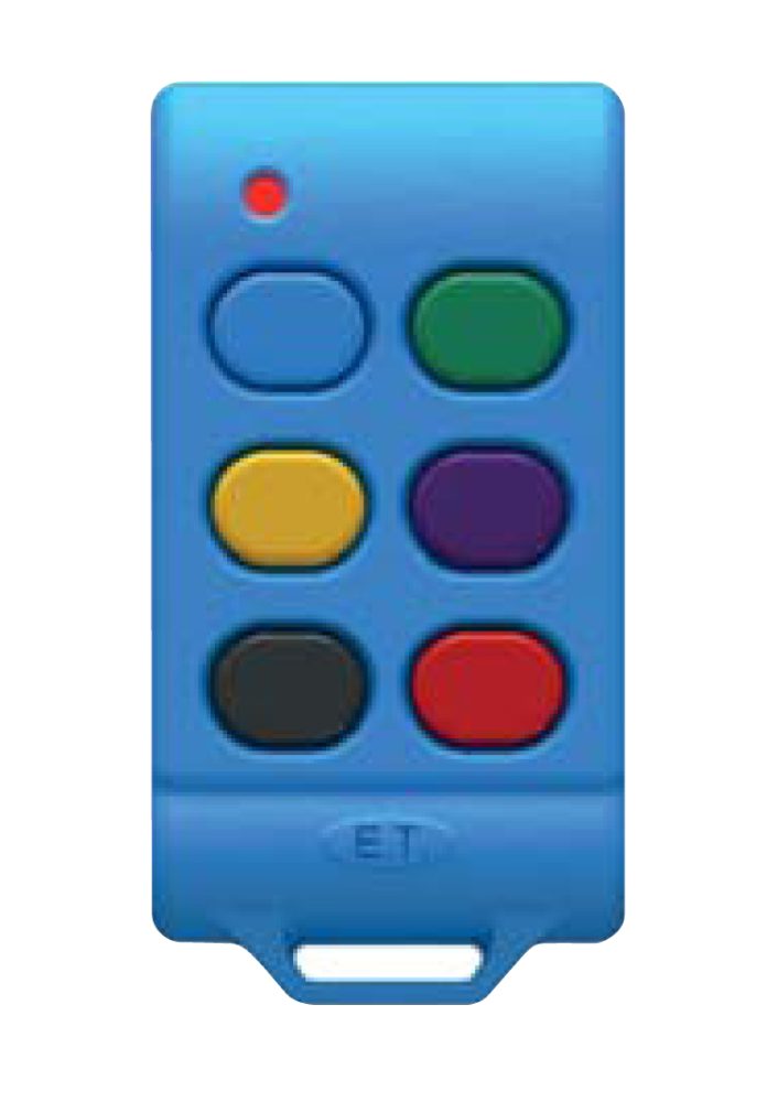 TRANSMITTER 6 BUTTON RC DUAL 434MHZ | Homesecurity1st