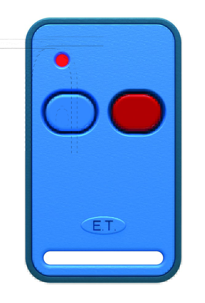 TRANSMITTER 2 BUTTON RC DUAL 434MHZ