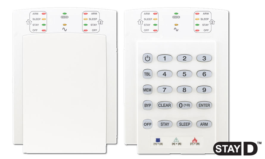 Paradox K10V 10-Zone Hardwired LED Keypad Module (Vertical)