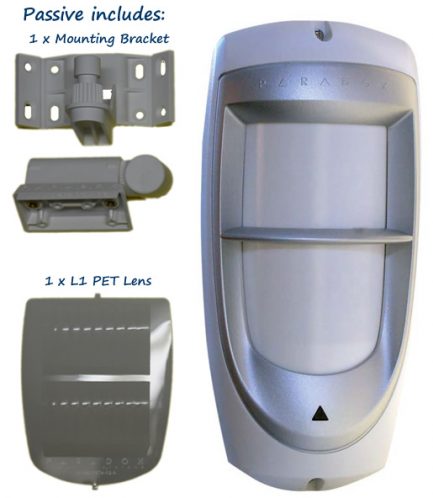 Paradox DG85 Outdoor Wired Motion Detector with bracket