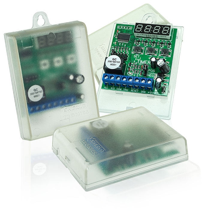 12V DC digital timer module with 10 different functions