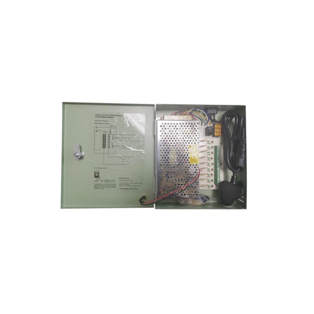 15 Amp Switch Mode 9 Way Power Supply | Homesecurity1st