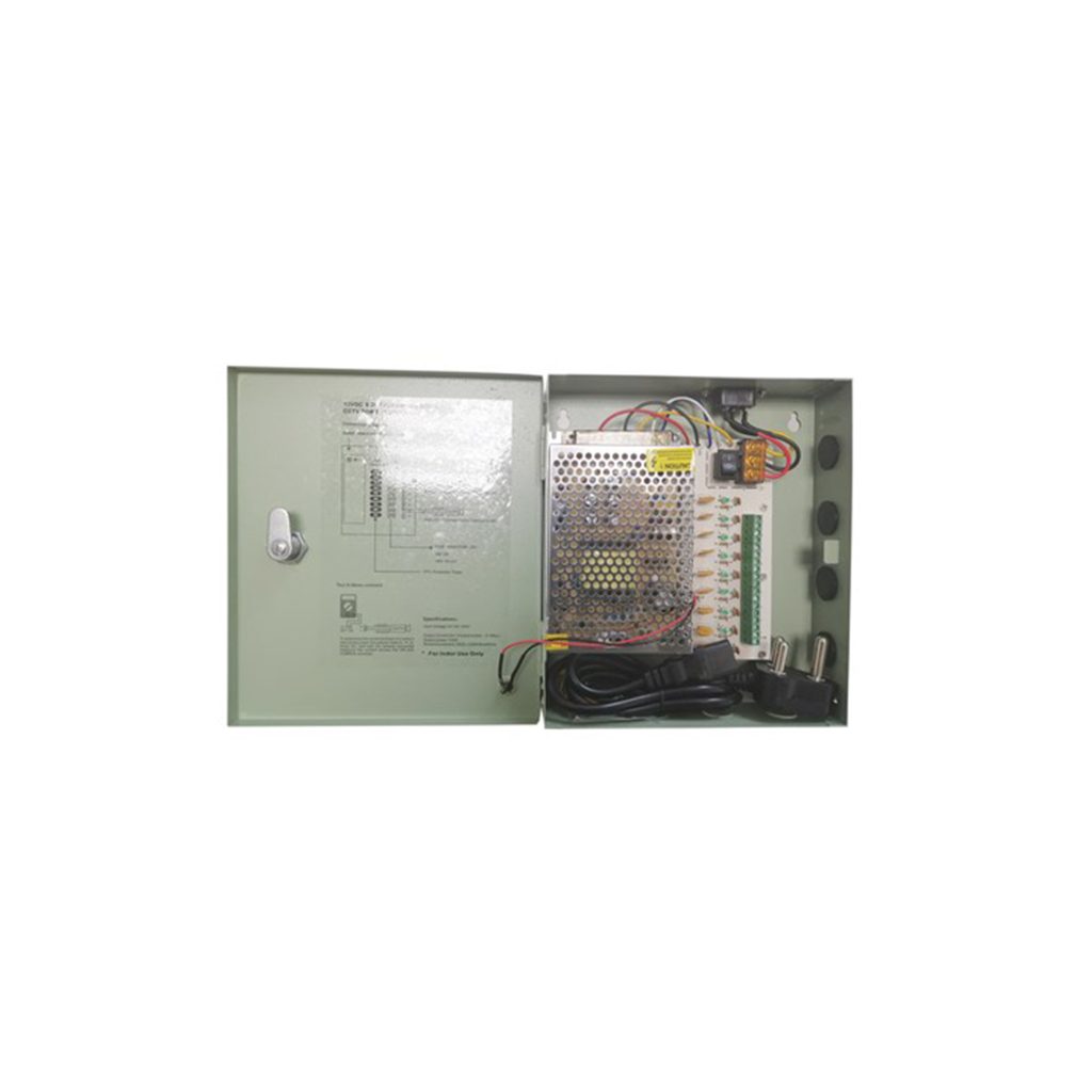 8.3 Amp Switch Mode 9 Way Power Supply - Homesecurity1st