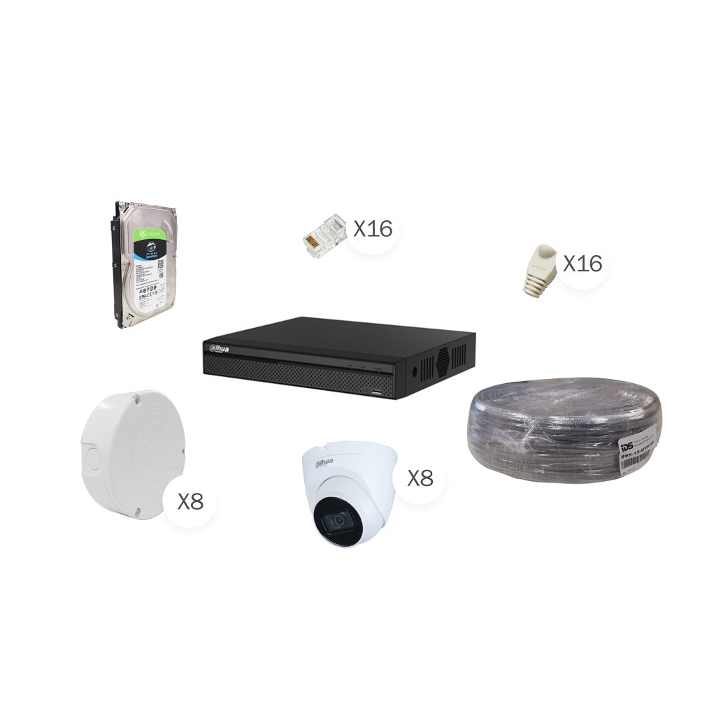 Dahua 8 Channel IP NVR CCTV Kit4 | Homesecurity1st